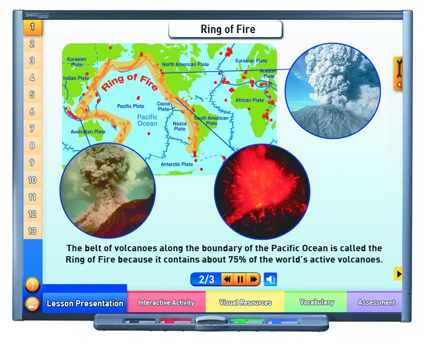 W54-6305 Volcanoes Multimedia Lesson