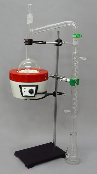 3930-27HM Distillation Distilling Apparatus 500 ml with Hardware and Mantle