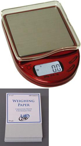 USN-500 Digital Balance Scale 500g x 0.1g, With Weighing Paper